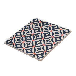Geometric Star Pattern Tile | Zazzle
