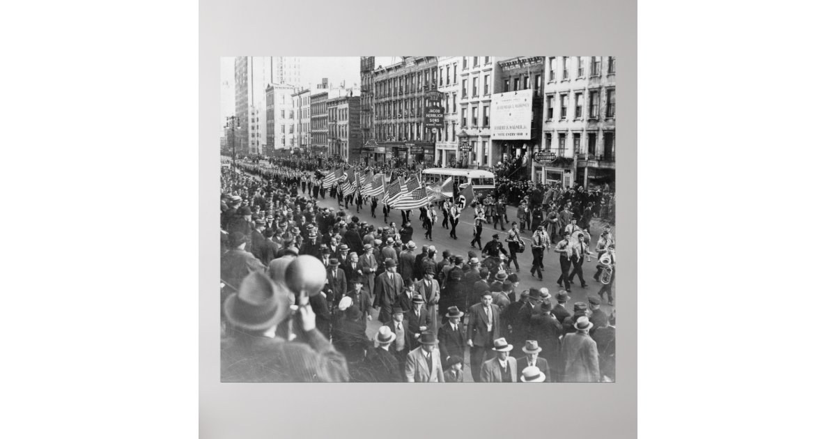 German American Bund New York NY 1939 Poster | Zazzle