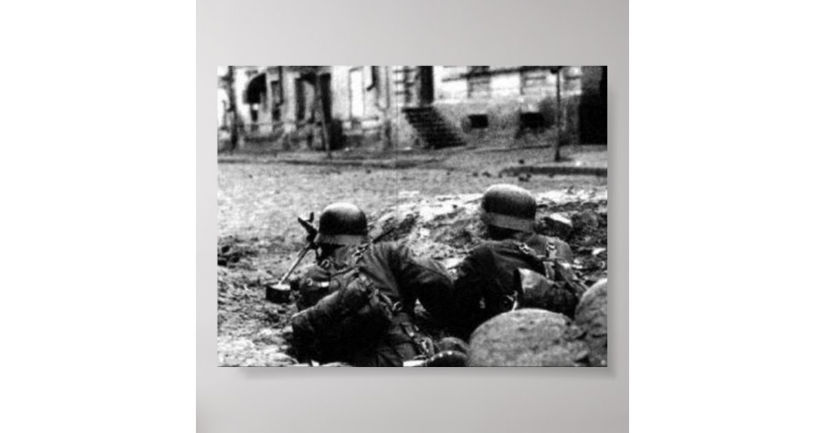German Machine Gun Nest Poster | Zazzle