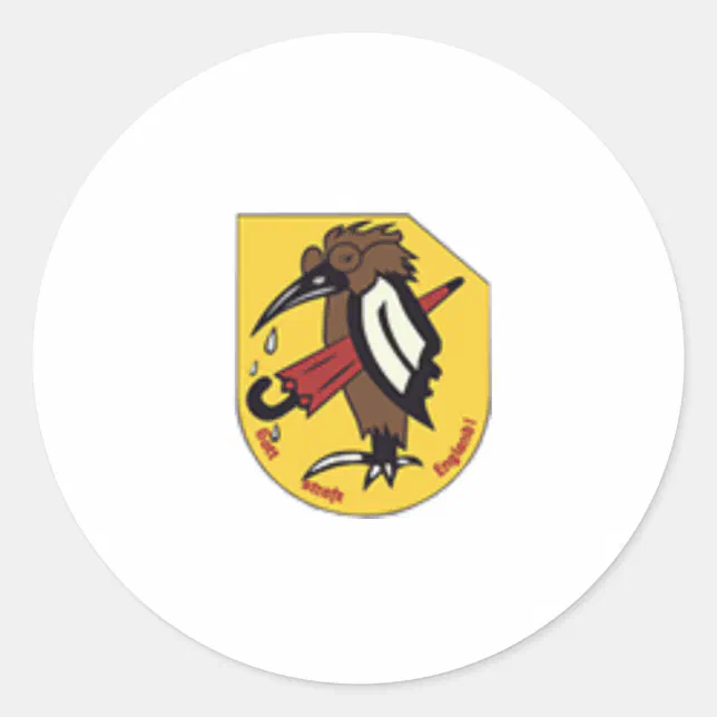 German WW2 airforce Luftwaffe emblem logo Classic Round Sticker | Zazzle