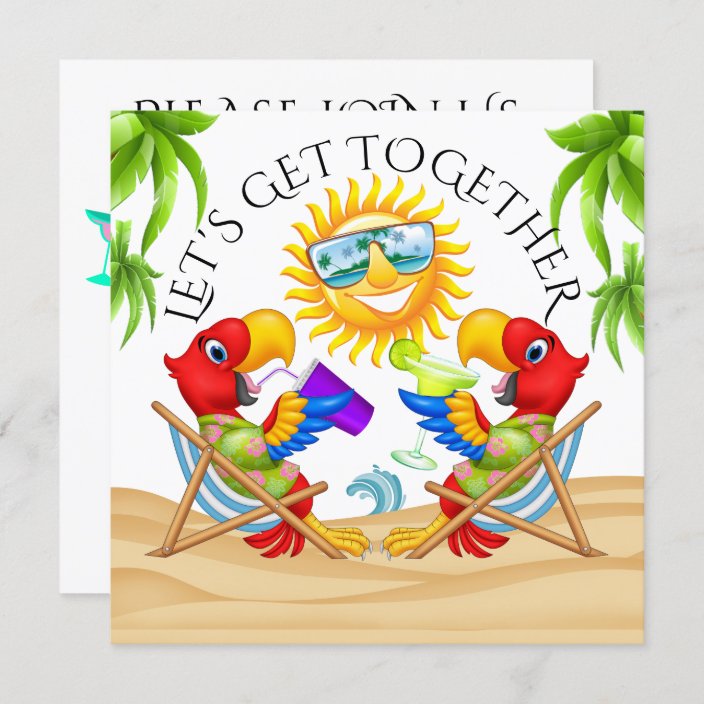 Get Together Invitation | Zazzle.co.uk