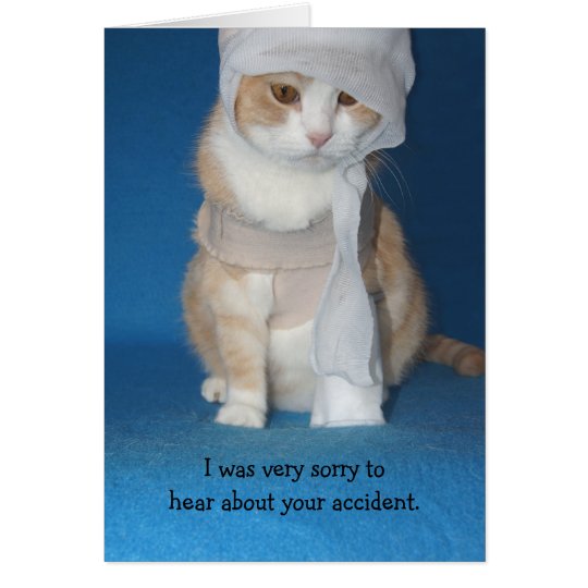 Get Well Accident/Broken Arm Card | Zazzle.co.uk