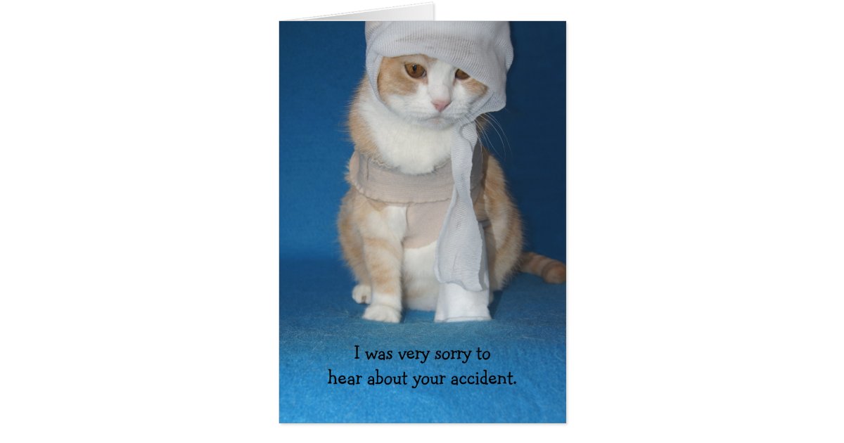 Get Well Accident/Broken Arm Card | Zazzle.co.uk