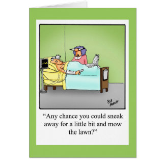 Funny Get Well Cards & Invitations | Zazzle.co.uk