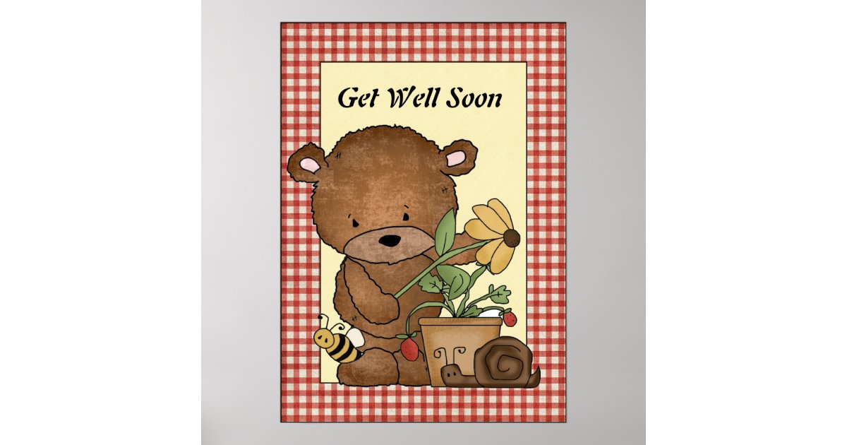 Get Well Soon Poster | Zazzle