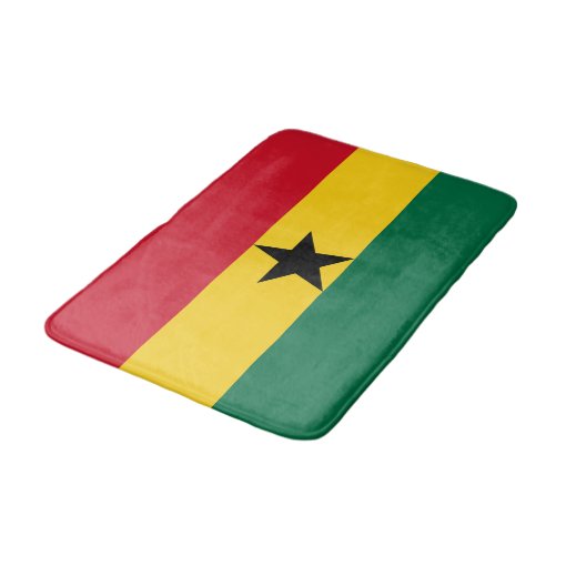 Ghana Flag Bath Mat | Zazzle