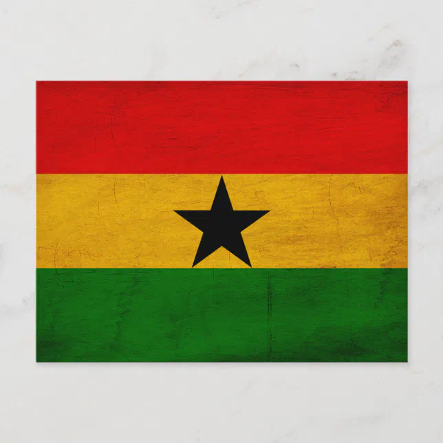 Ghana Flag Postcard | Zazzle