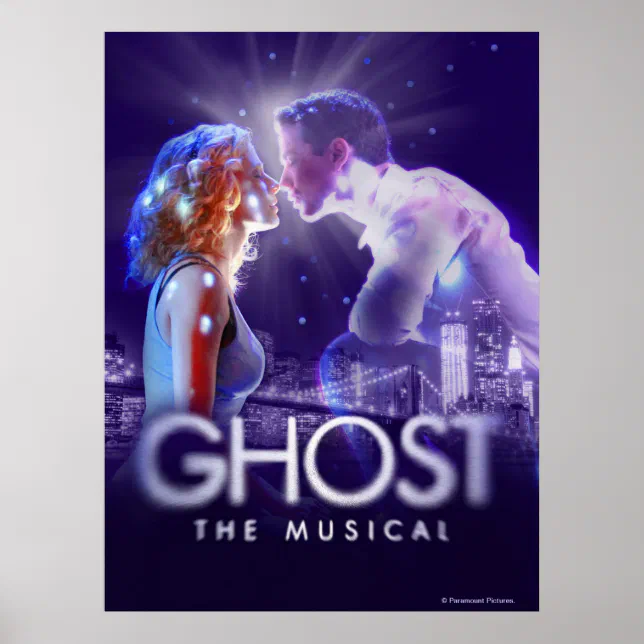 GHOST - The Musical Logo Poster | Zazzle