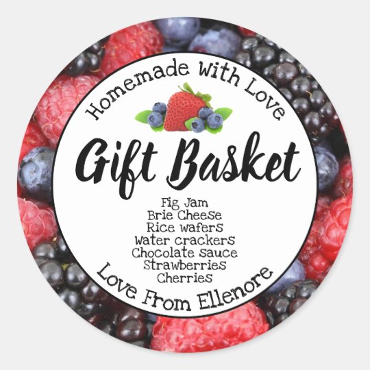Gift Basket Label | Zazzle.co.uk