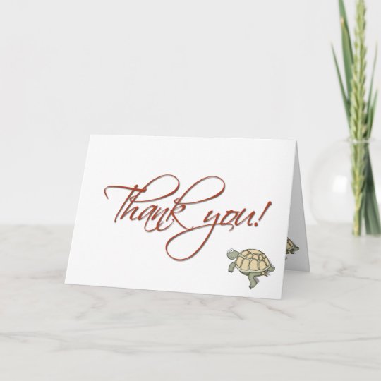 gift thank you turtle card | Zazzle.co.uk