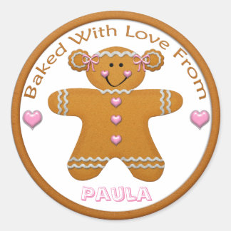 Baked With Love Stickers | Zazzle.co.uk