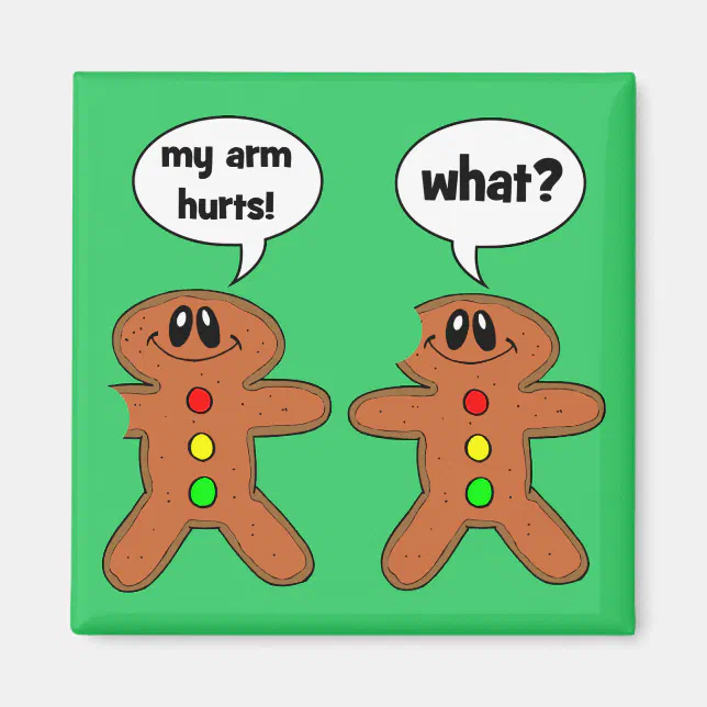 gingerbread man magnet | Zazzle