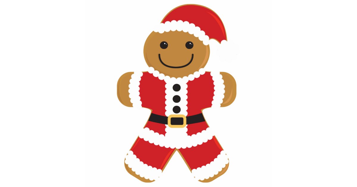 Gingerbread Santa Photo Sculpture Decoration Zazzle gingerbread-santa-photo-sculpture-decoration-zazzle