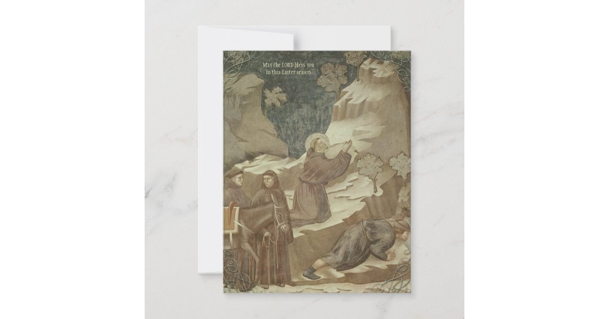 Giotto's St. Francis Easter Cards | Zazzle