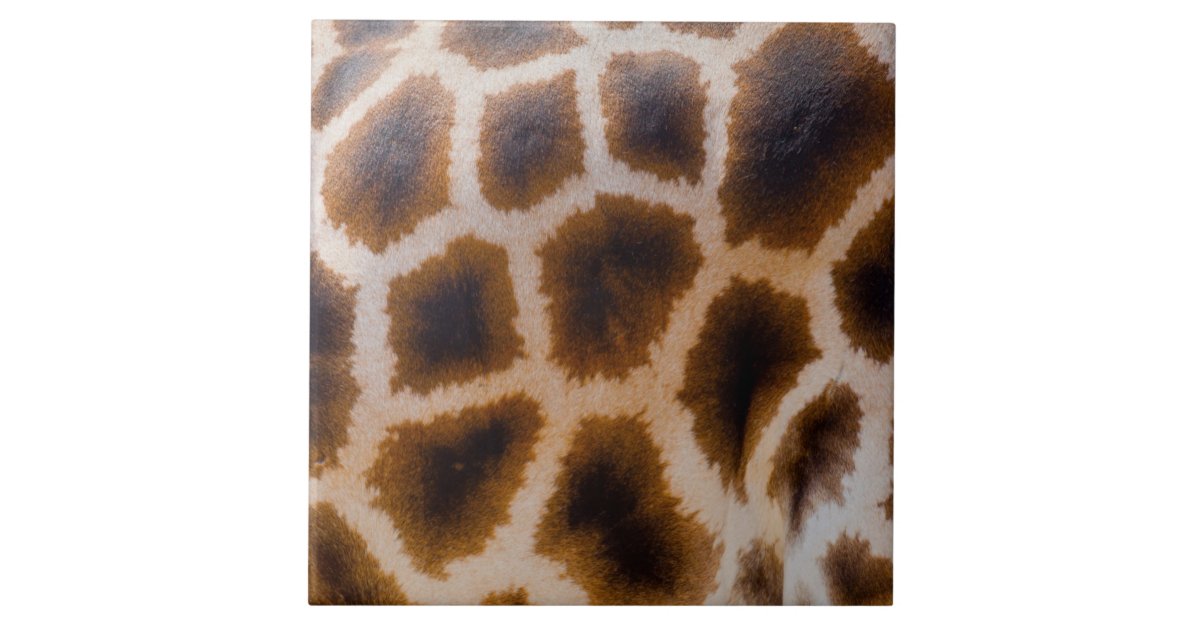 Giraffe Patches Spotted Skin Texture Template Tile | Zazzle