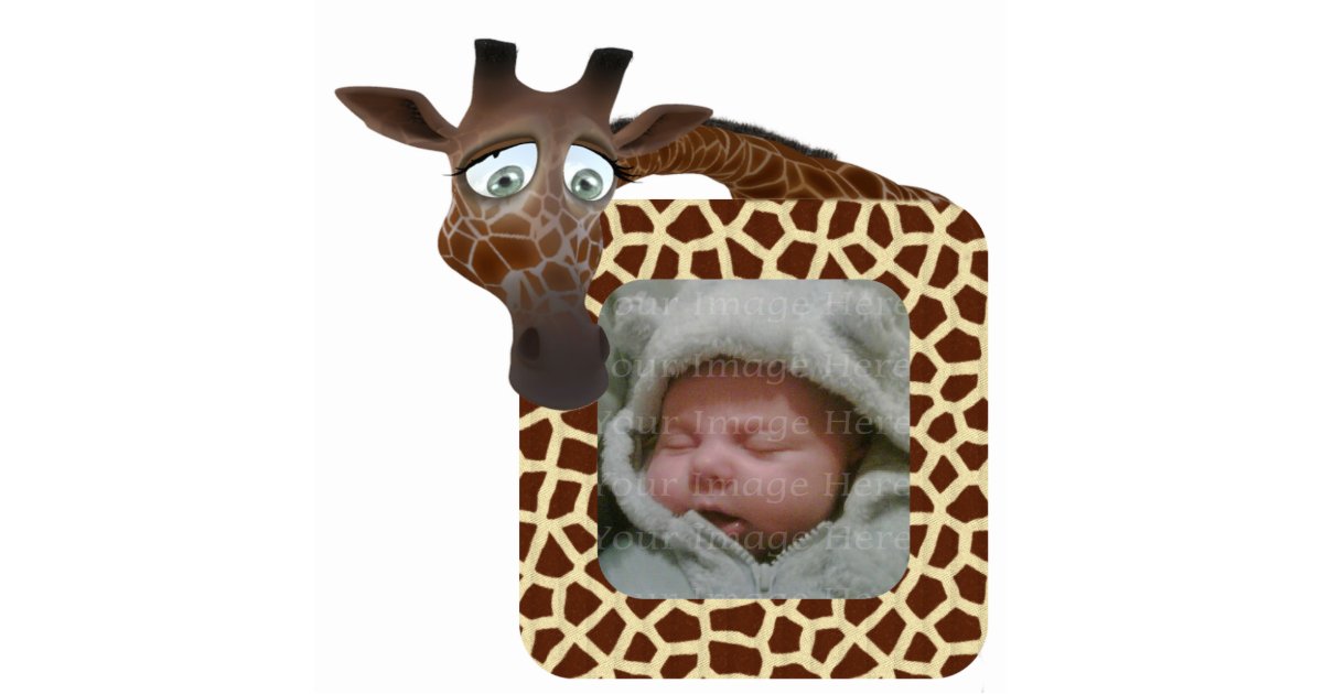 Giraffe Photo Frame Standing Photo Sculpture | Zazzle