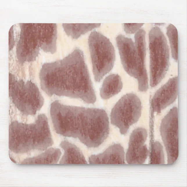 Giraffe Spots Pattern Mousepads | Zazzle