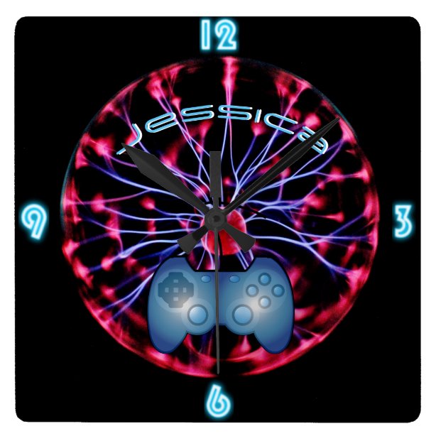 Gamer Wall Clocks | Zazzle UK