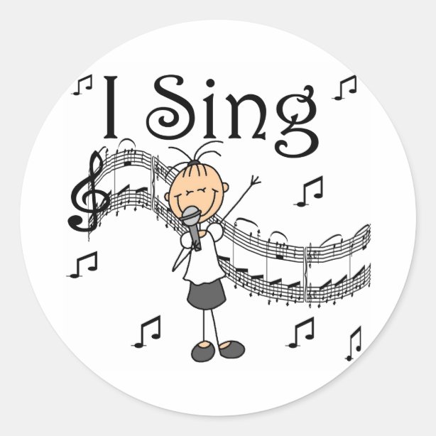 Singing Stickers & Labels | Zazzle UK