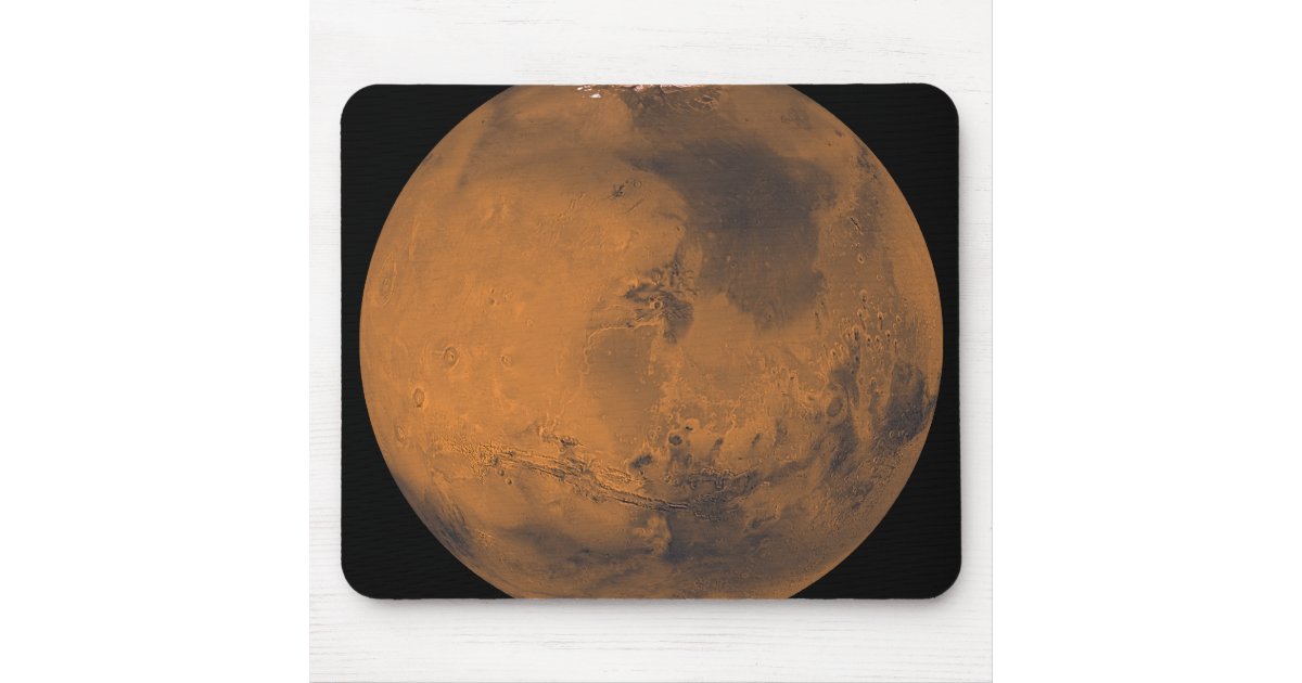 Global Colour View of Mars Mouse Mat | Zazzle