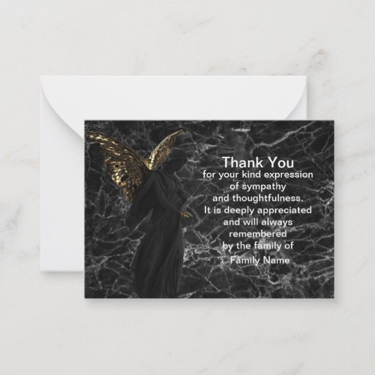Glowing Wings Of Angel Thank You Cards | Zazzle.co.uk