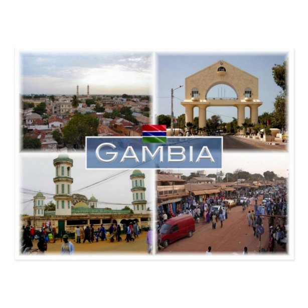 Gambia Postcards | Zazzle UK