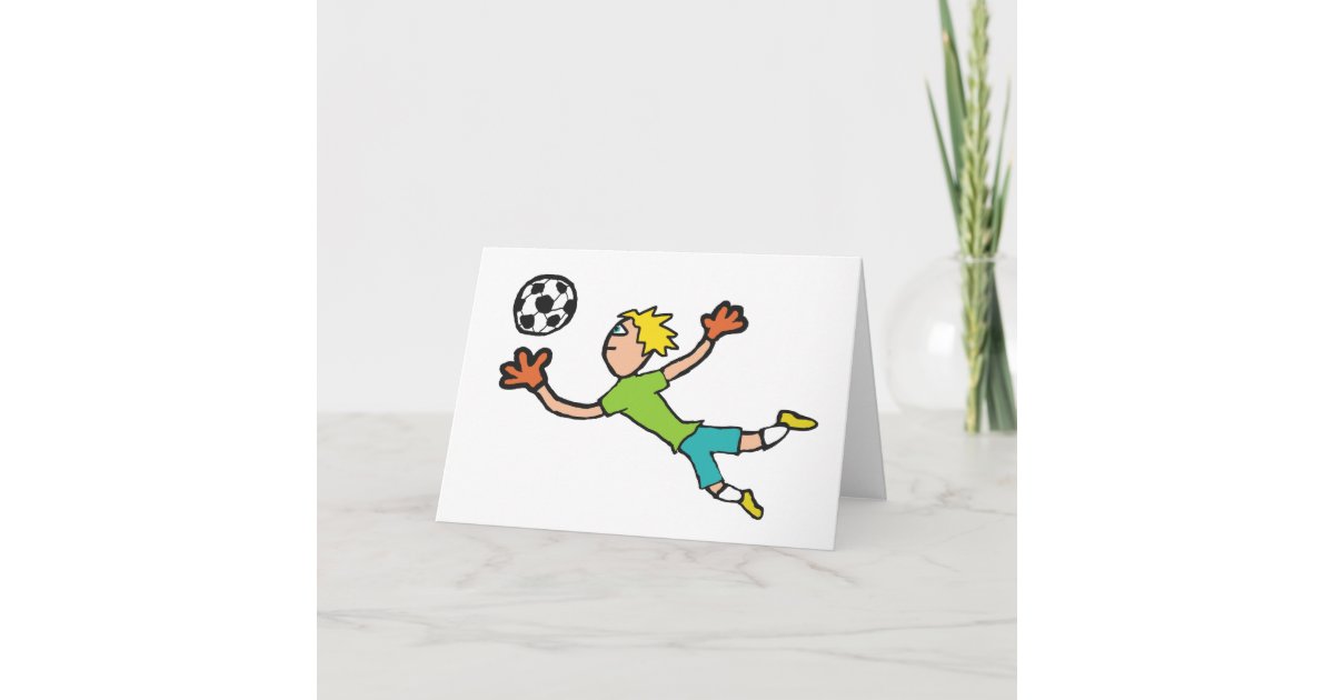 Goalkeeper Card | Zazzle