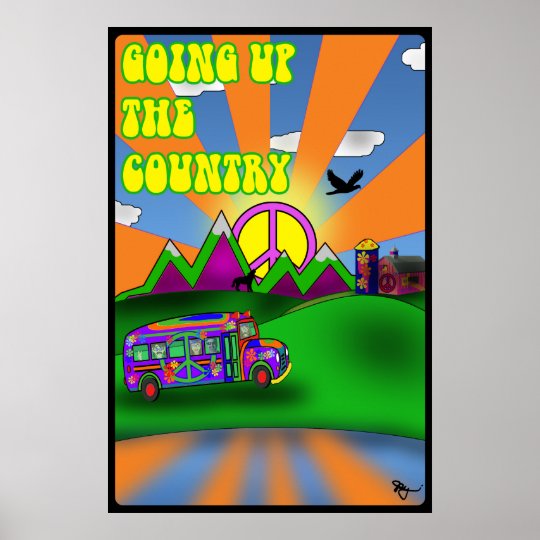 Going Up The Country Poster | Zazzle.co.uk