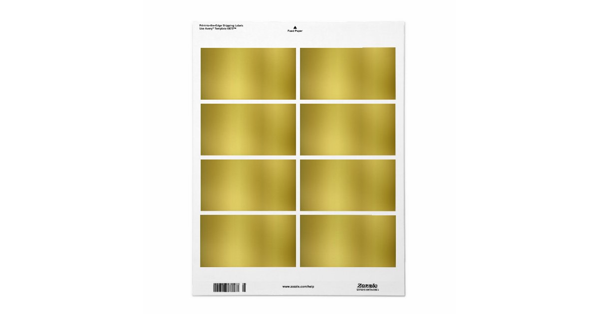 Gold Background Template | Zazzle