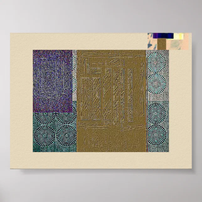 Gold bank poster | Zazzle