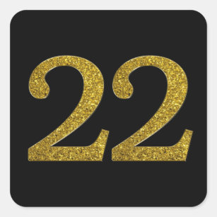 Glitter Number Stickers & Labels | Zazzle UK