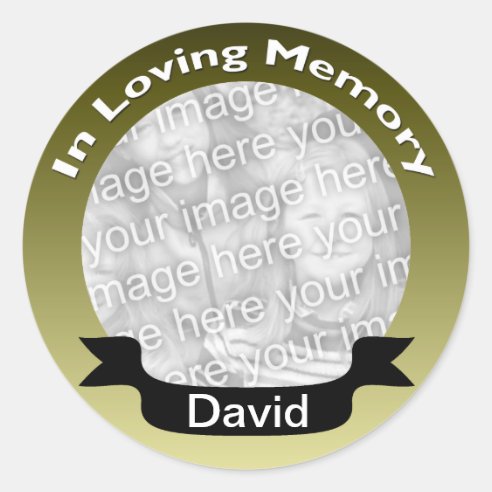 Funeral Stickers & Labels | Zazzle UK