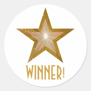 Winner Stickers & Labels | Zazzle UK