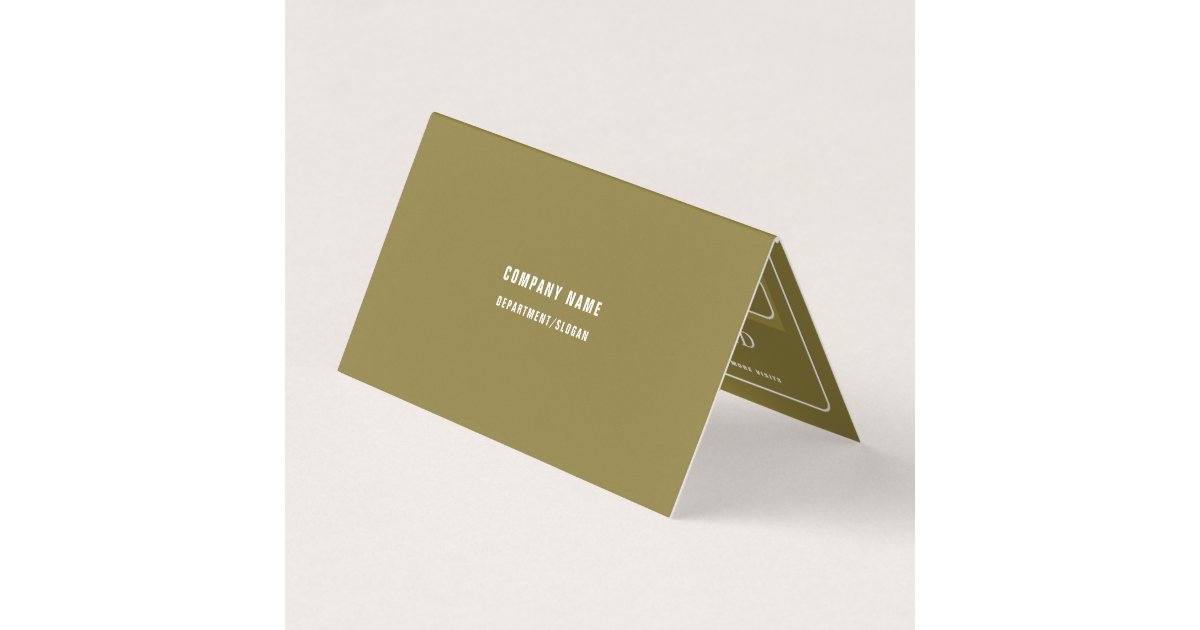 Gold & White Professional Icon Double Loyalty Business Card | Zazzle