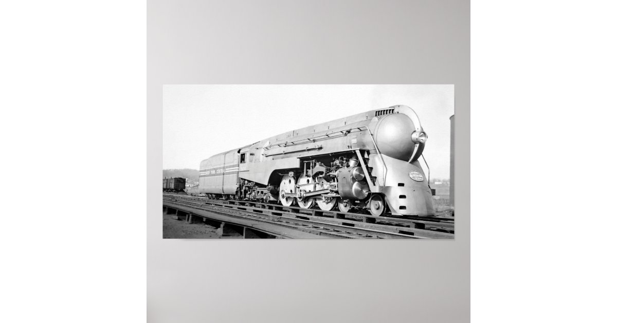 GOLDEN AGE of STREAMLINED LOCOMOTIVES Poster | Zazzle