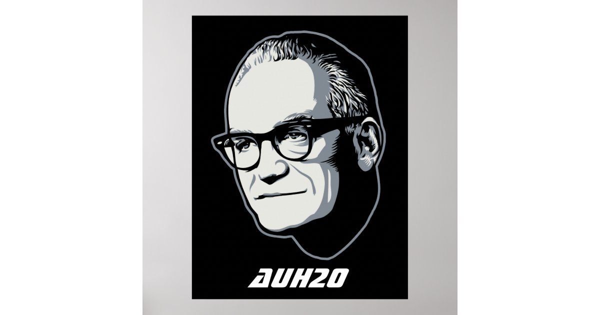 Goldwater AuH2O Customizable Poster | Zazzle