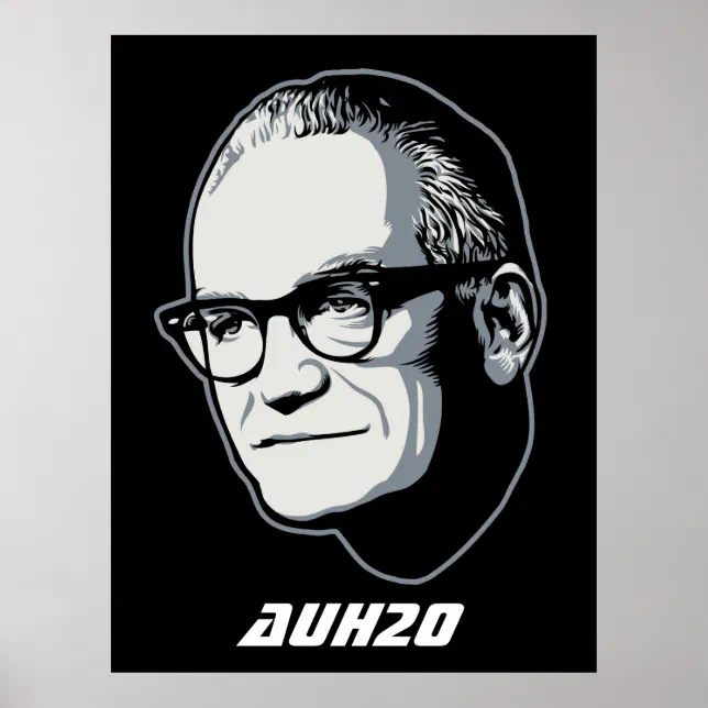 Goldwater AuH2O Customizable Poster | Zazzle