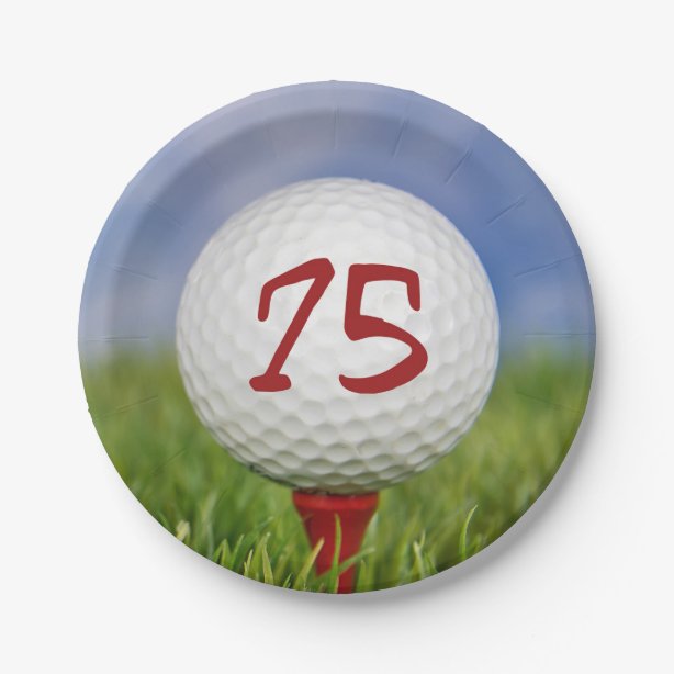 Golf Ball Plates | Zazzle UK