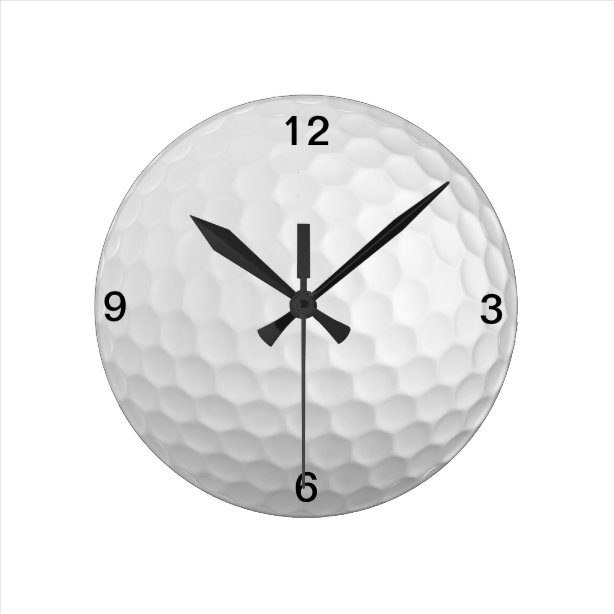 Golf Wall Clocks | Zazzle UK