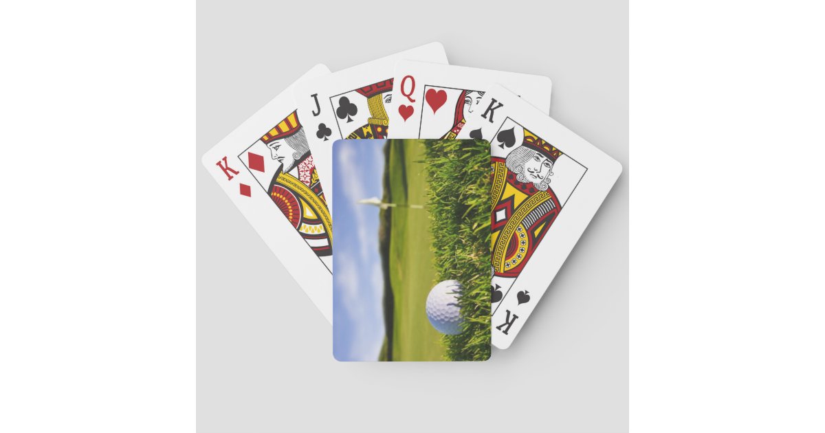 Golf Course Classic Playing Cards | Zazzle