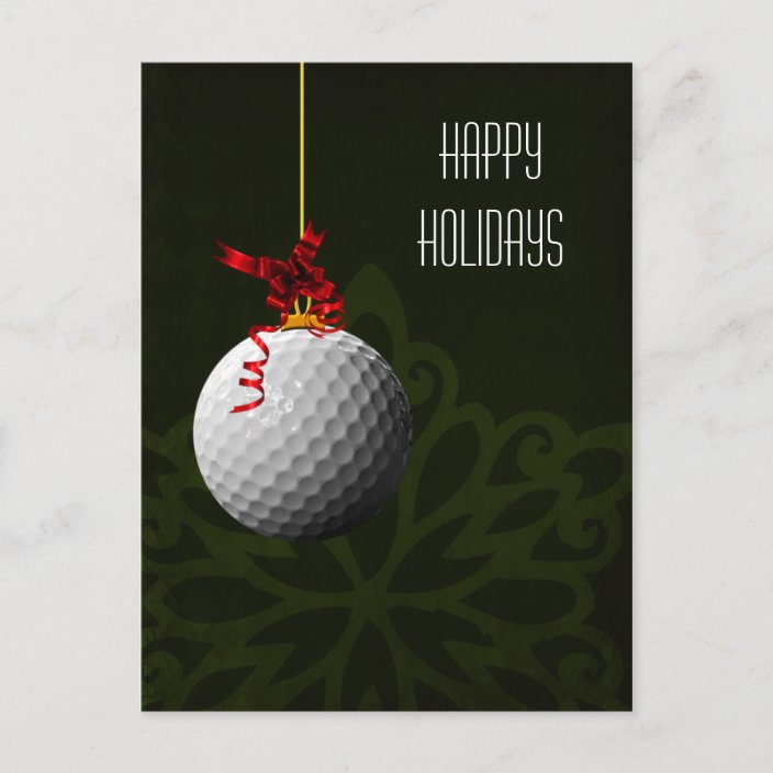 golfer Christmas Cards | Zazzle.co.uk