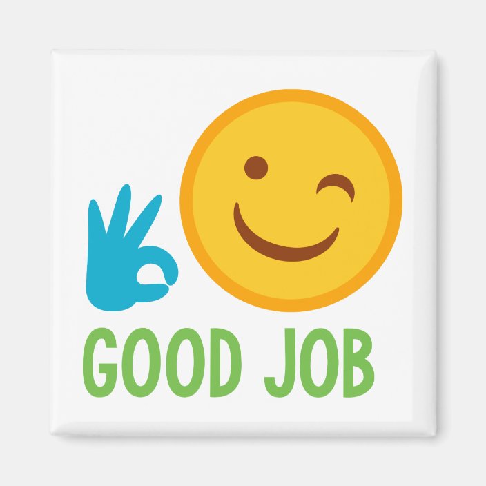 Good Job Emoji Magnet | Zazzle.co.uk