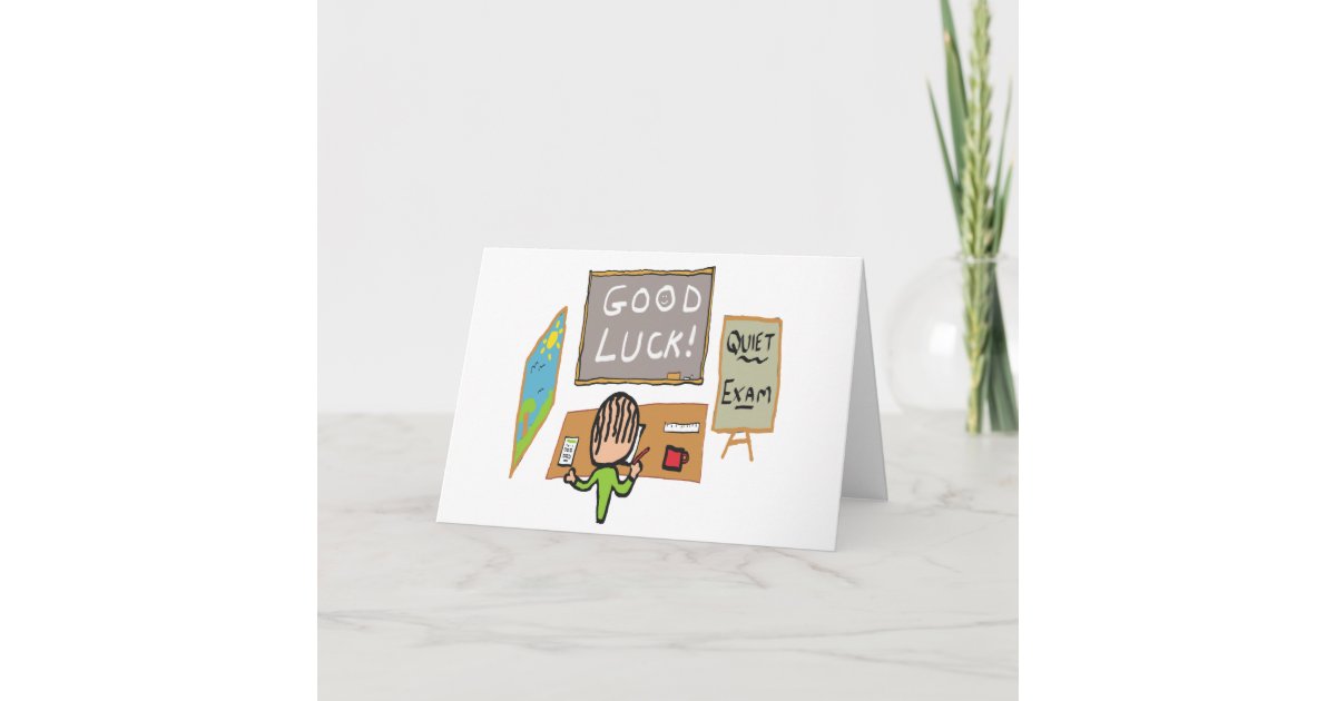 Good Luck Exams Card | Zazzle