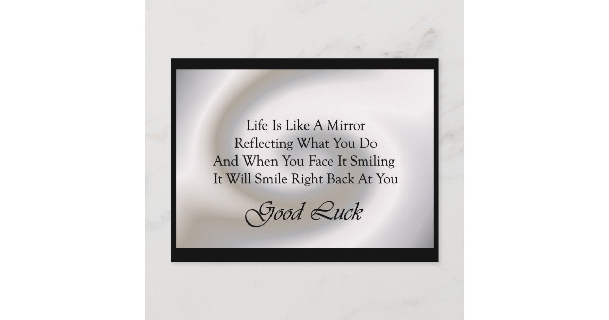 Good Luck Verse Postcard | Zazzle