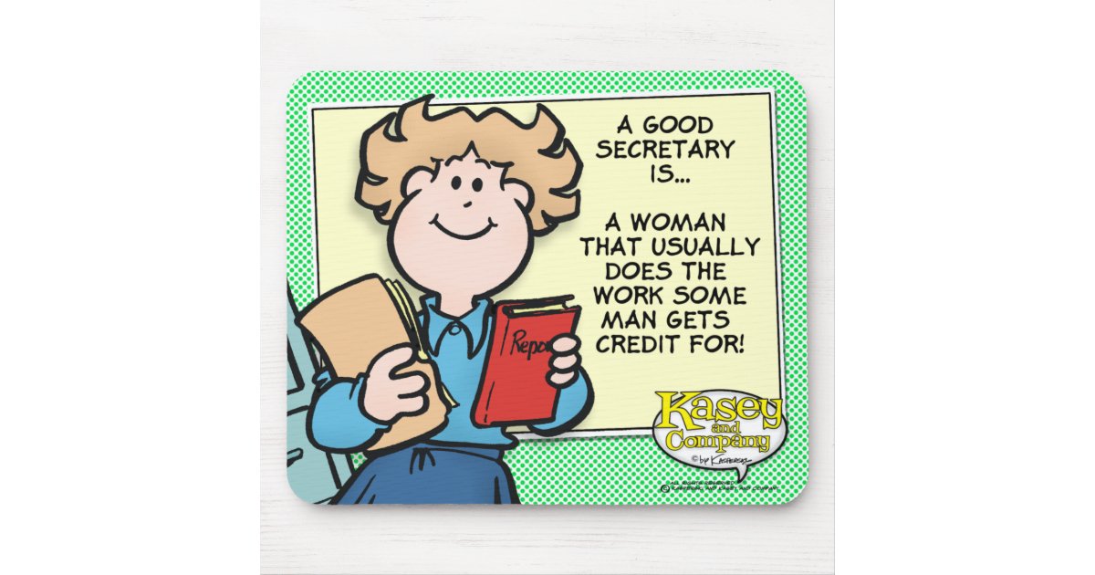 Good Secretary Mouse Mat | Zazzle