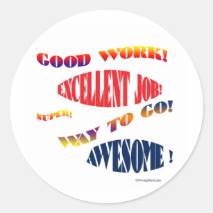 Good Work Stickers & Labels | Zazzle UK