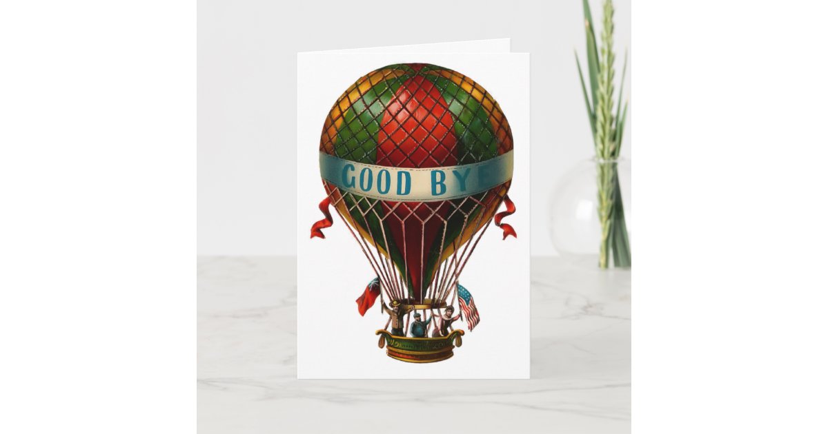 Goodbye Greeting Card | Zazzle