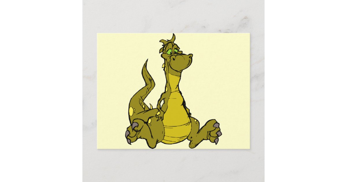 Goofy Dragon Postcard | Zazzle