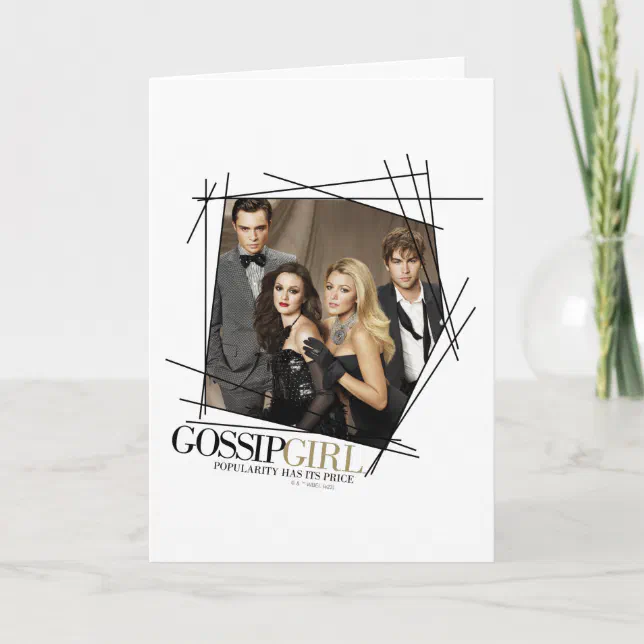 Gossip Girl Glamour Group Graphic Card | Zazzle