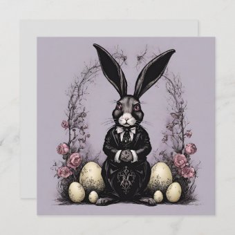 Gothic Easter Hunt Invitation | Zazzle